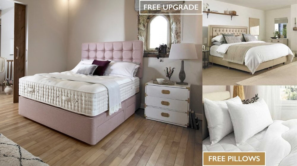 Free pillows when you buy a Harrison Spinks bed – Potburys
